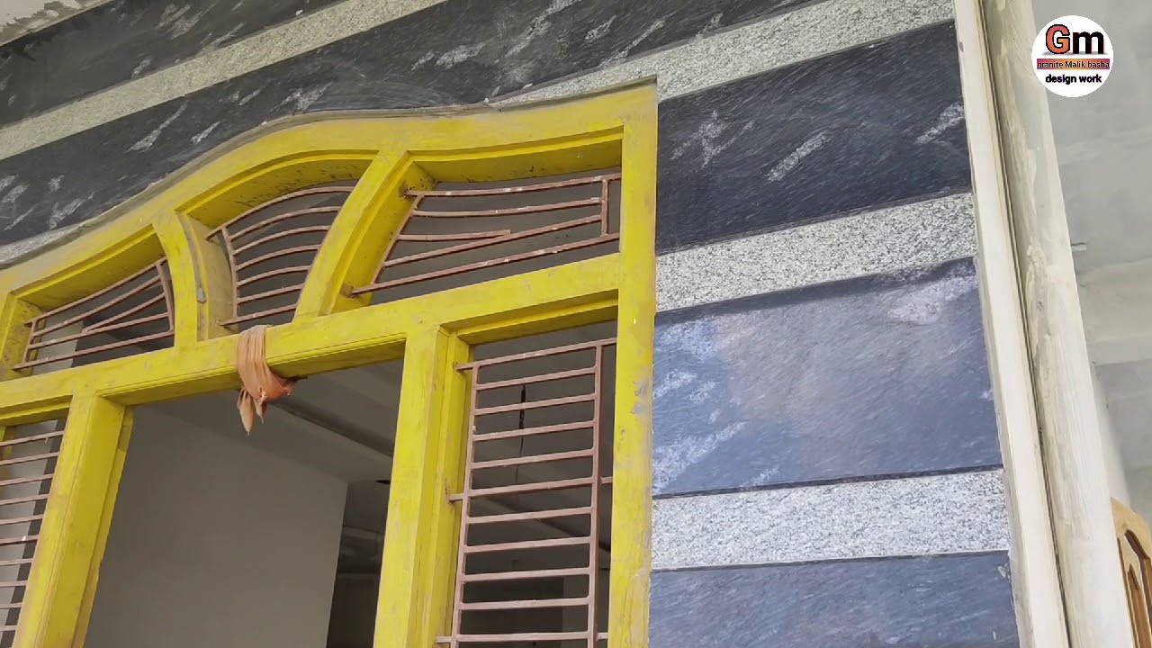 Granite pillar design and granit elevation design - YouTube