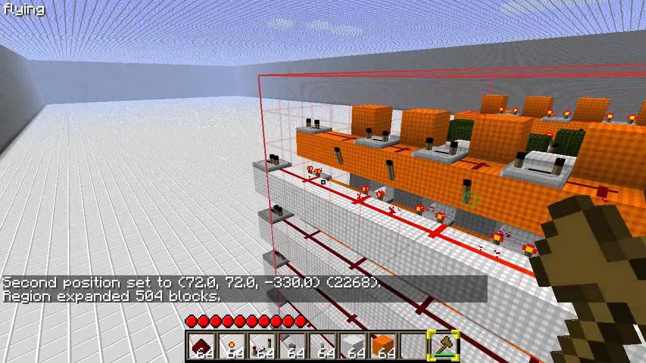 [Minecraft] Ein Ticker-Display bauen - Teil 4: Welcher Speicher denn ...
