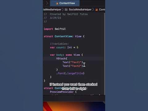 How Can We Stack SwiftUI Views? #SwiftUI #iosDevelopment #Shorts - YouTube