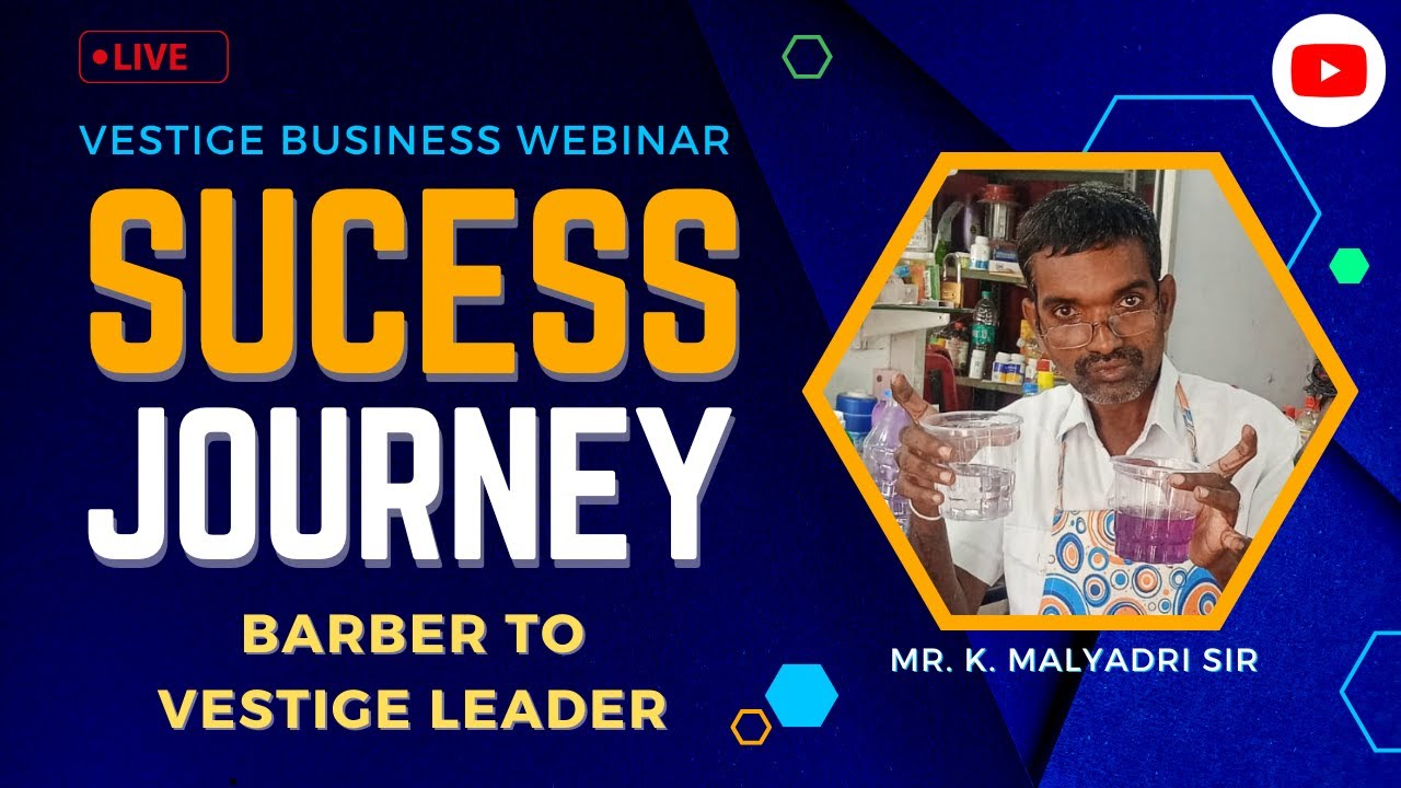 K MALYADRI Sir SUCCESS JOURNEY (BARBER TO VESTIGE LEADER) | MSR ...