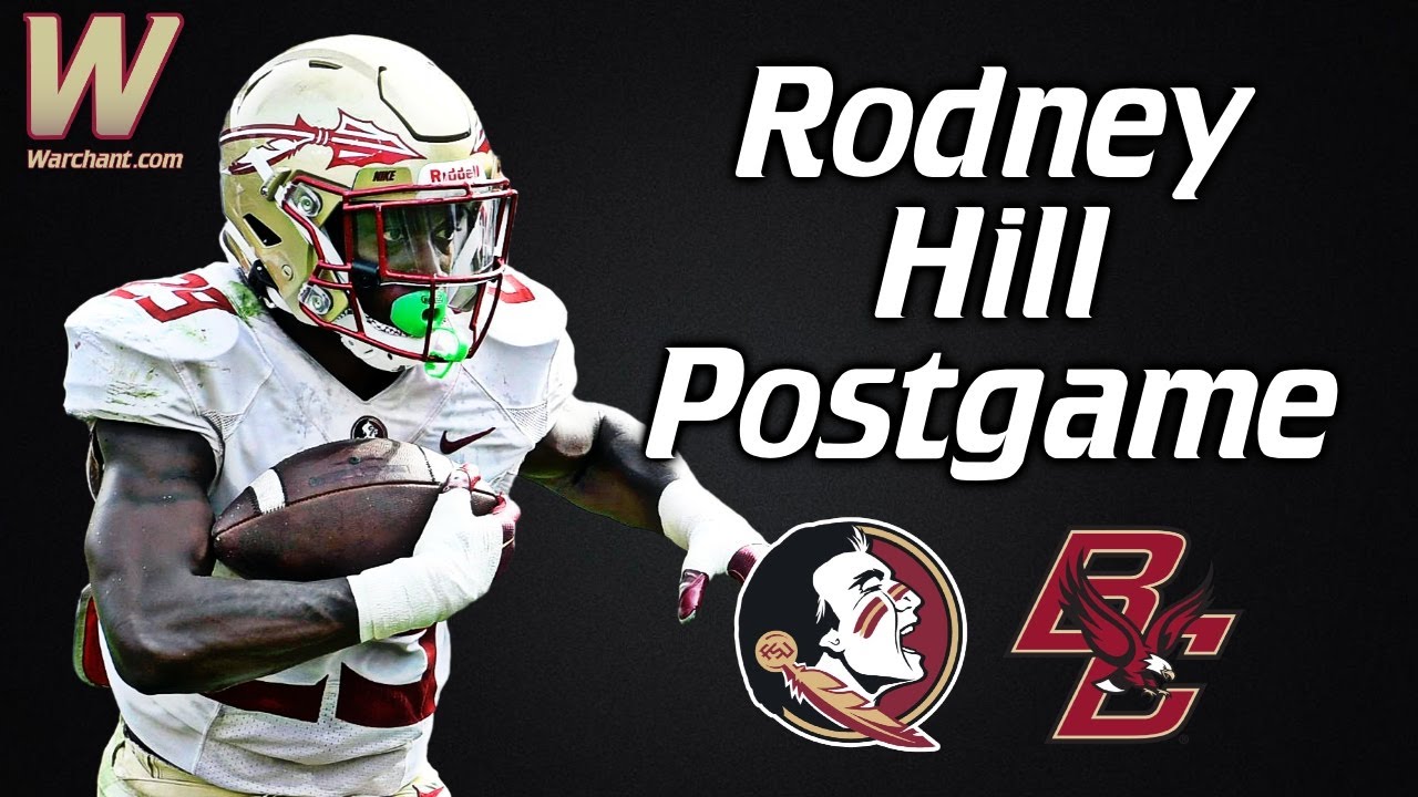 FSU Football | Florida State RB Rodney Hill on Boston College Game ...
