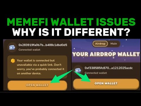 Be SURE Your MEMEFI WALLET is CONNECTED CORRECTLY | MEMEFI WALLET ...