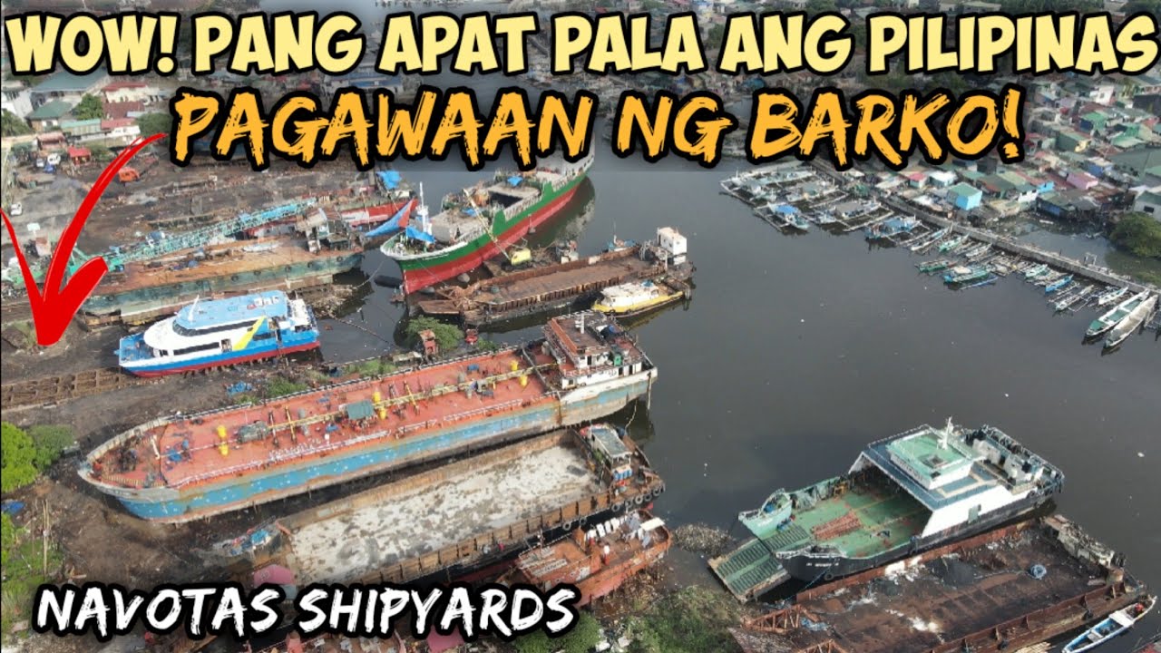 Maraming Hindi nakaka alam nito! PAGAWAAN NG MGA BARKO sa Navotas ...