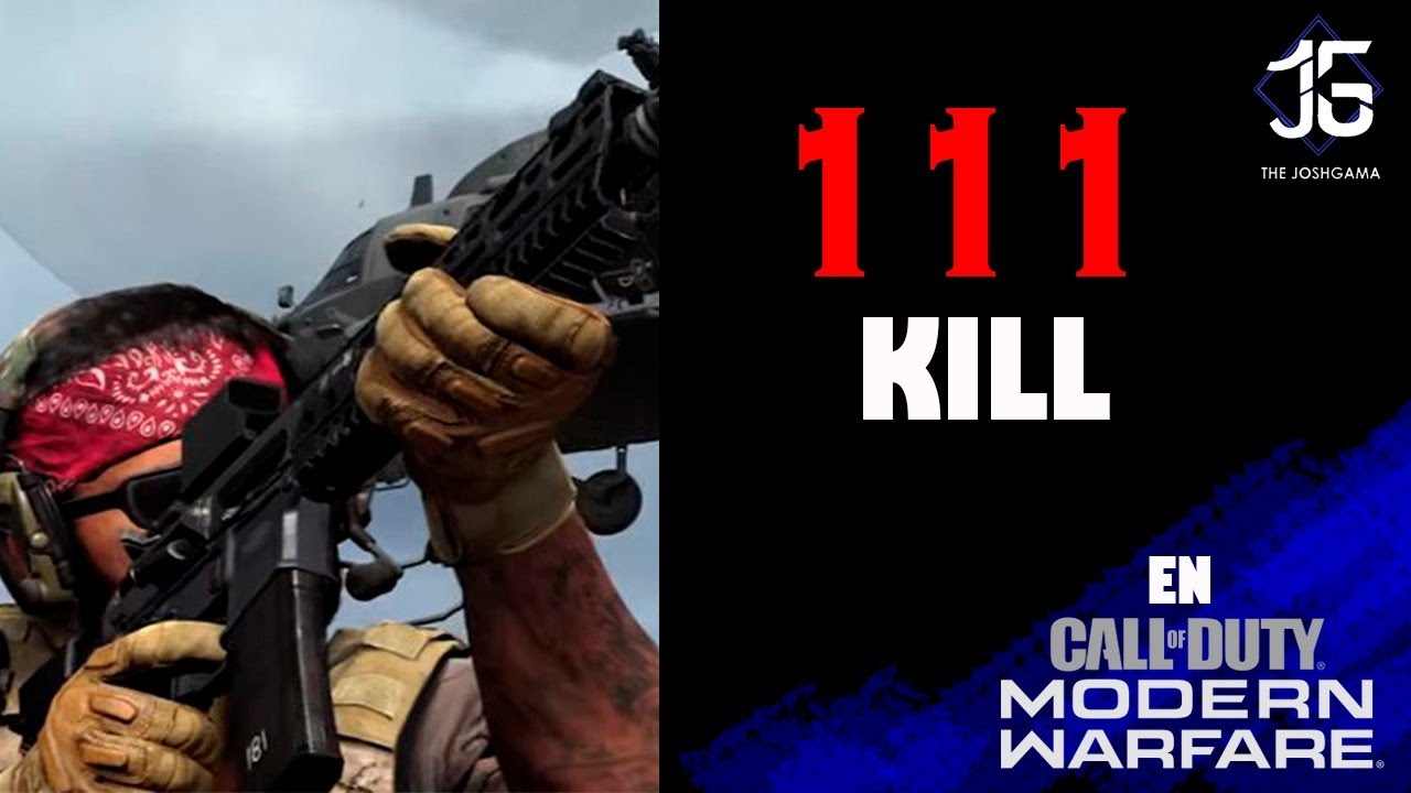 Amazing 111 kills in call of duty modern warfare - YouTube