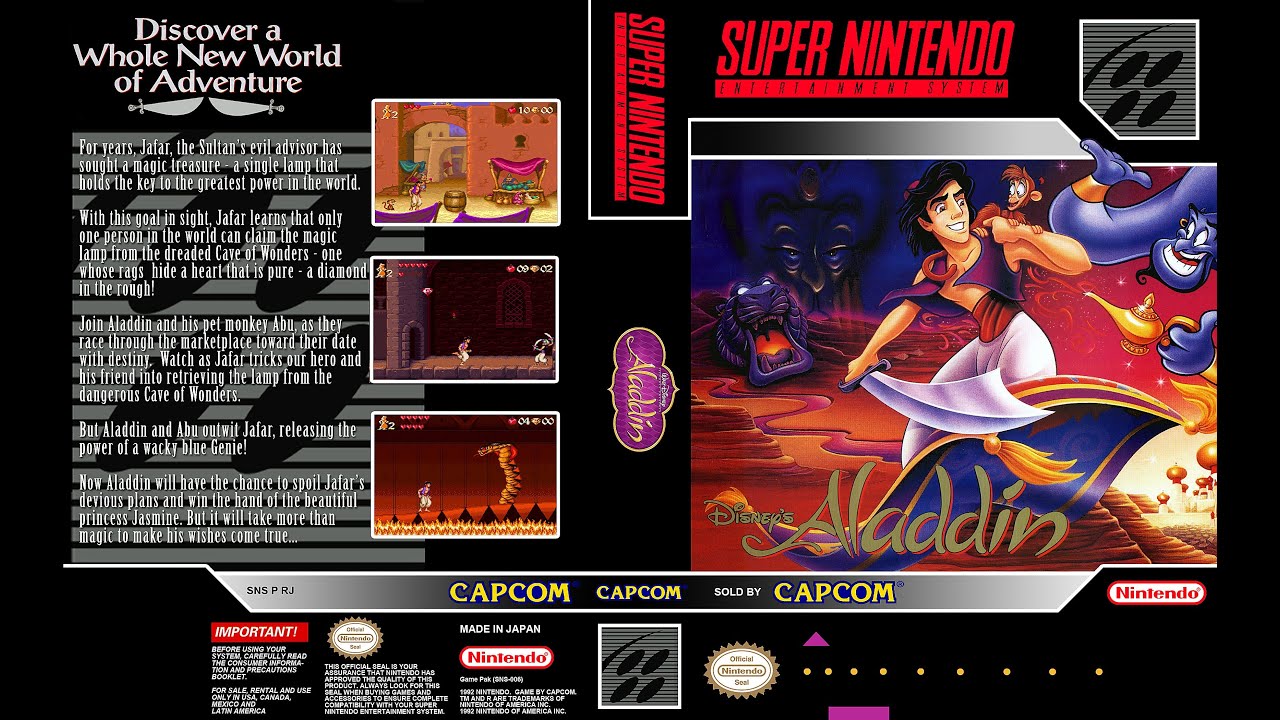 Disney's Aladdin [SNES] - Unraveling the Magic of Capcom's Classic ...