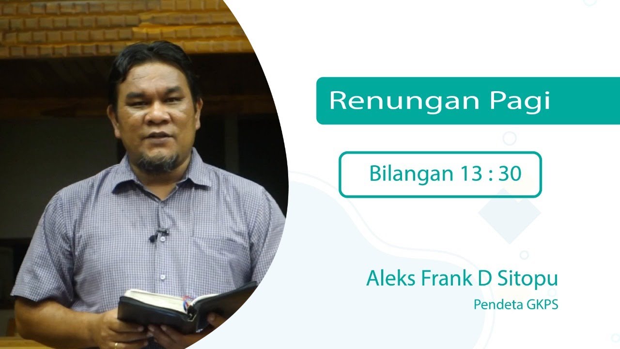 Renungan Pagi Pdt Aleks Frank D Sitopu - YouTube