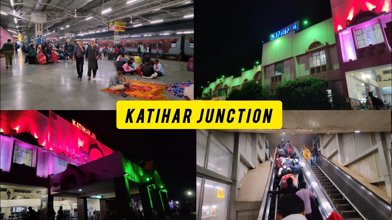 Katihar Railway Station 🚉 KATIHAR Junction Night View | Katihar Station ...