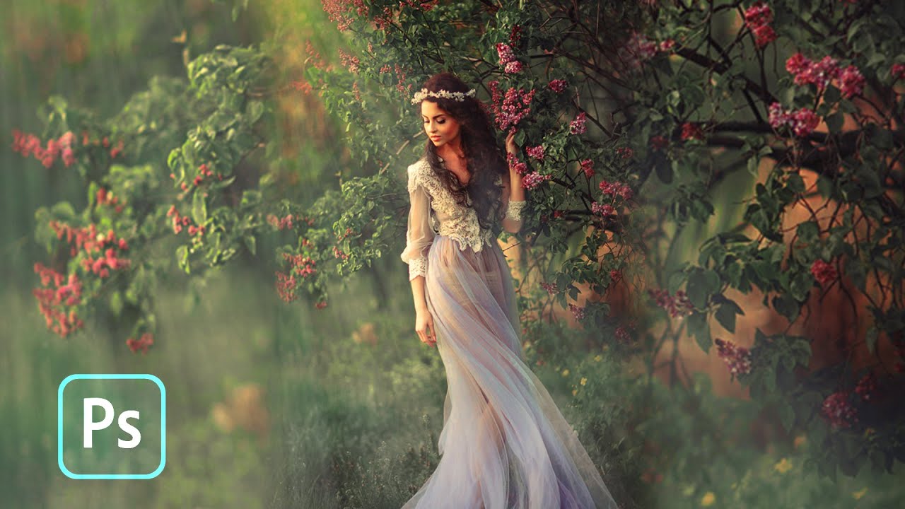 Dramatic Photo Edit With Sun Ray - Photoshop Tutorial - YouTube