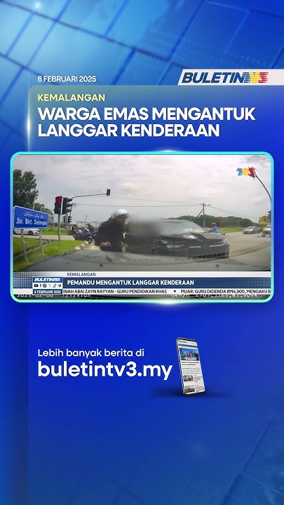 KEMALANGAN | Pemandu Mengantuk Langgar Kenderaan - YouTube