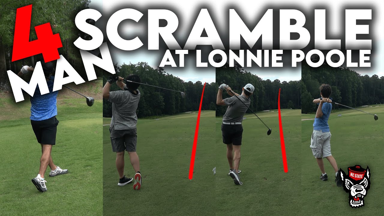 4 Man Scramble | Lonnie Poole Golf Course NC - YouTube