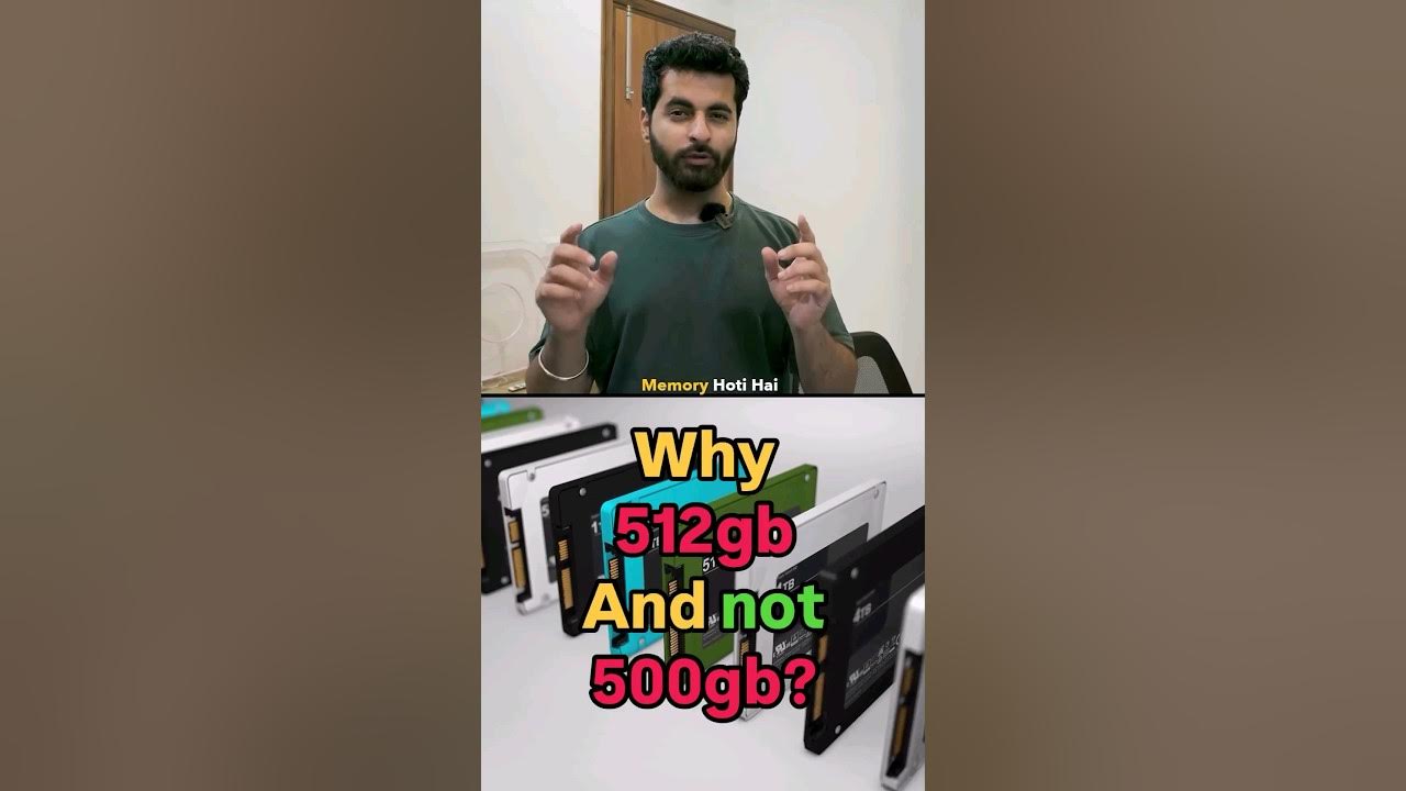 Why 512 gb and not 500GB#tech #technology #memory #computer #ezsnippet #ezgaming #ezexplains # ...