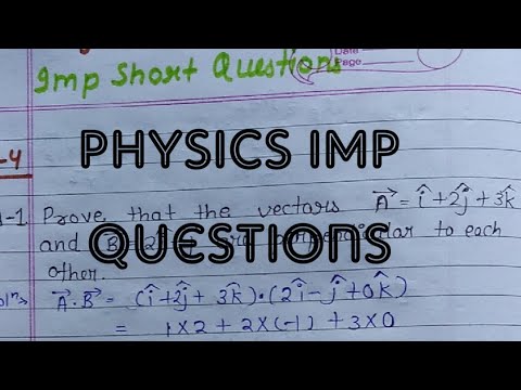 Physics imp short questions part 2 class 11. Imp questions of physics ...