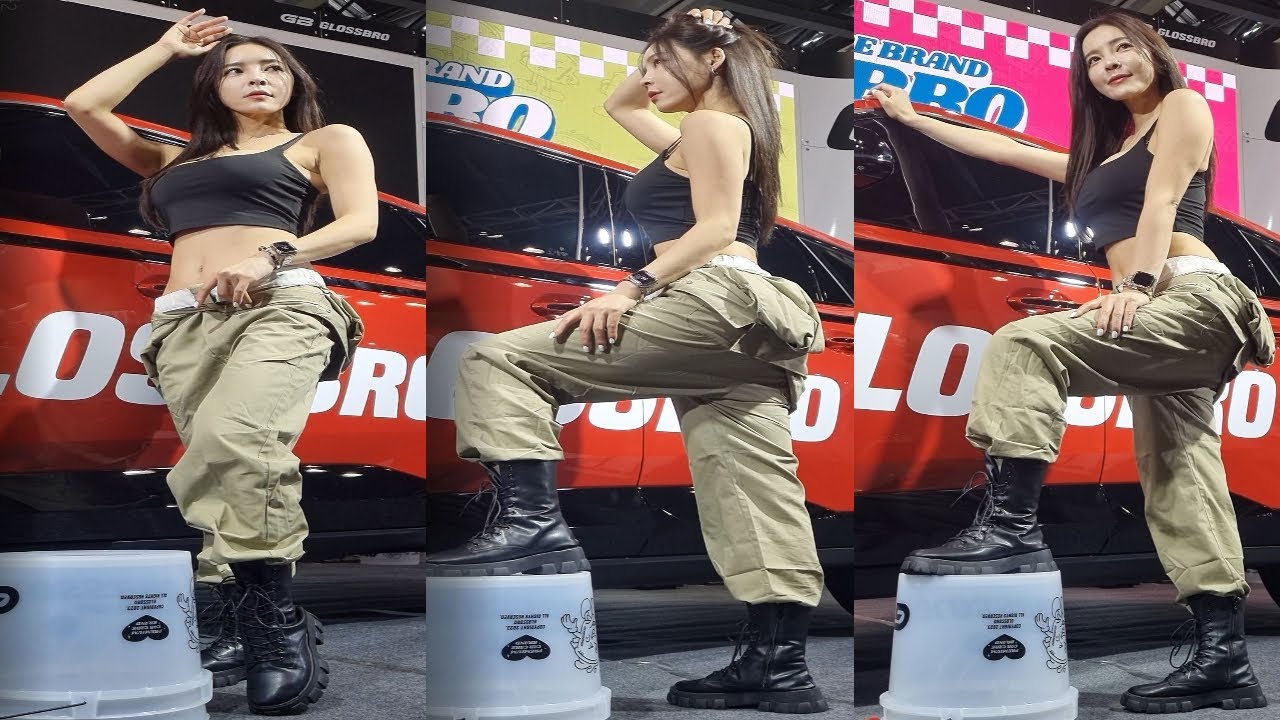 제바 레이싱모델 RACING MODEL JEBA 오토살롱위크 AUTO SALON WEEK 글로스브로 GLOSSBRO 모델제바 SEXY MODEL - YouTube