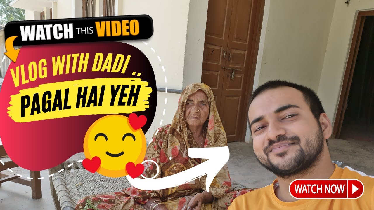My First vlog with Dadi😍 - Watch This Video | Rup Vlogs - YouTube