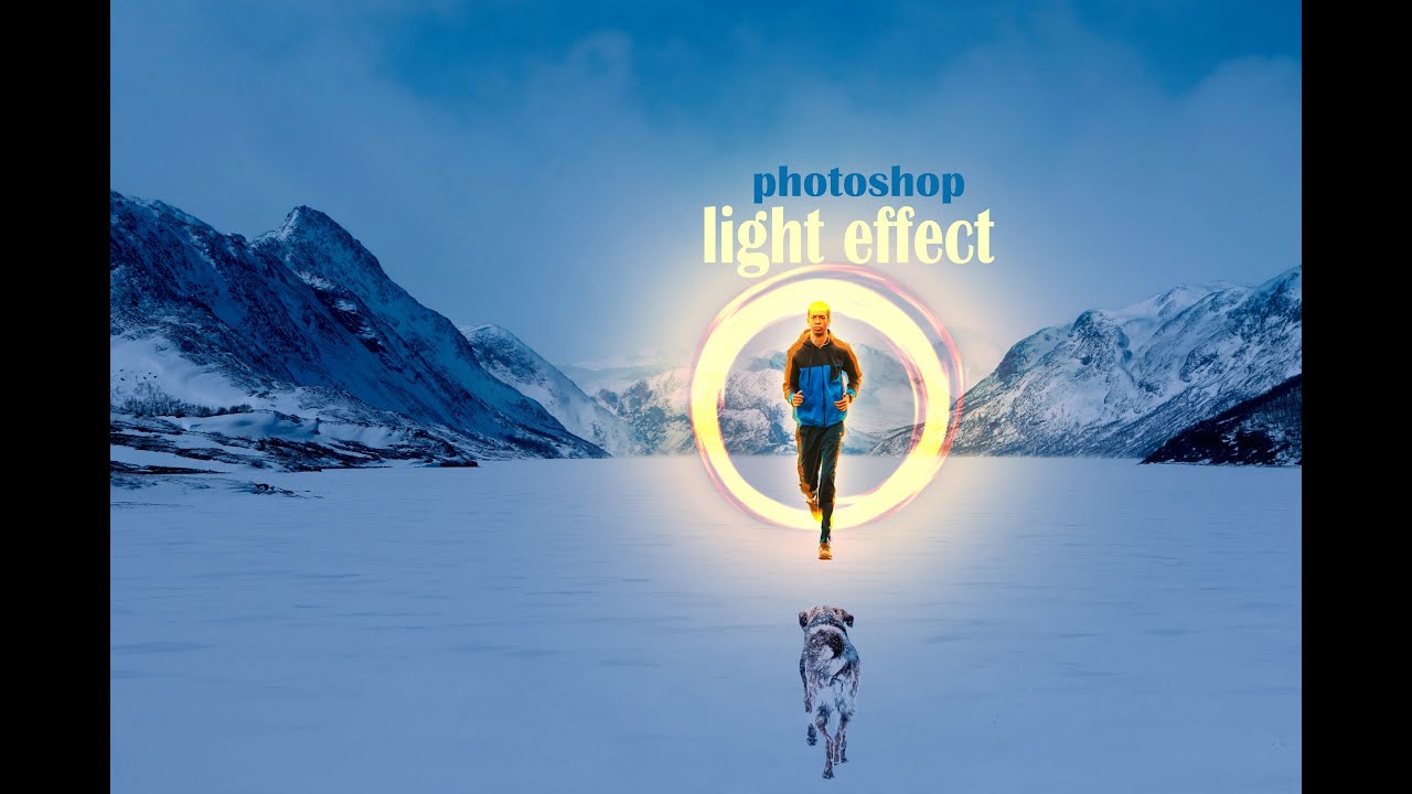 light effect photoshop tutorial - YouTube