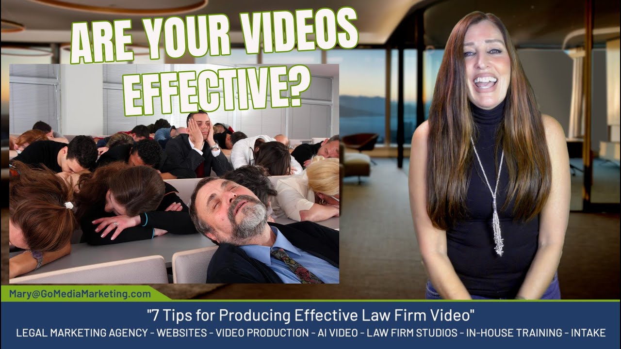 LAWYERS: 7 Tips for Producing Effective Law Firm Video - YouTube