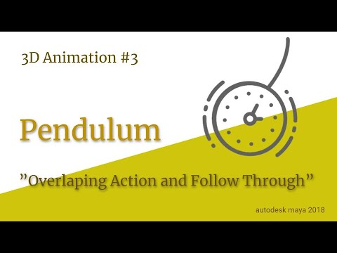 3D Animation Pendulum - Overlaping Action and Follow Through - YouTube