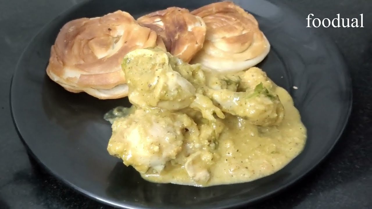 சிக்கன் வெள்ளை குருமா ||White Chicken Kurma Recipe in Tamil || Dinner ...