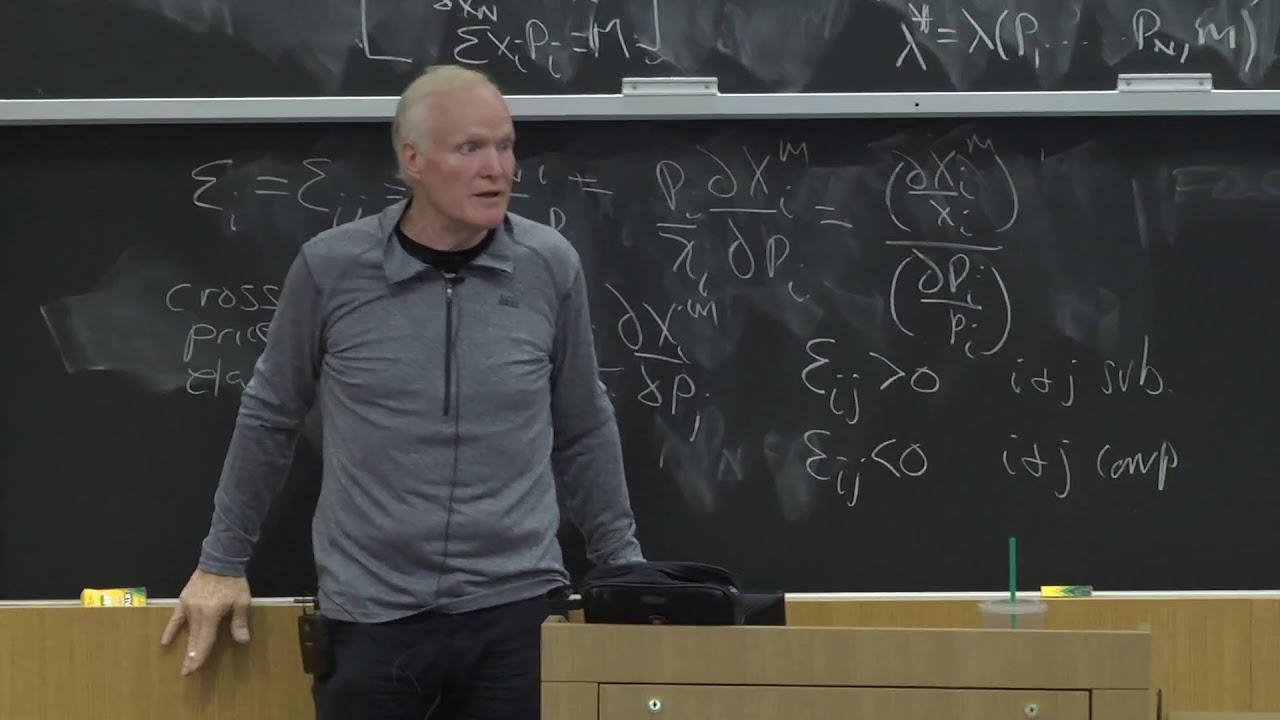 Utility maximization: Normal goods and Engel aggregation - YouTube