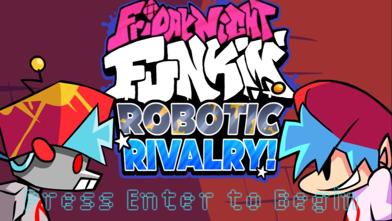 Boyfriend vs Boyfriend robot ( fnf/mod ) - YouTube