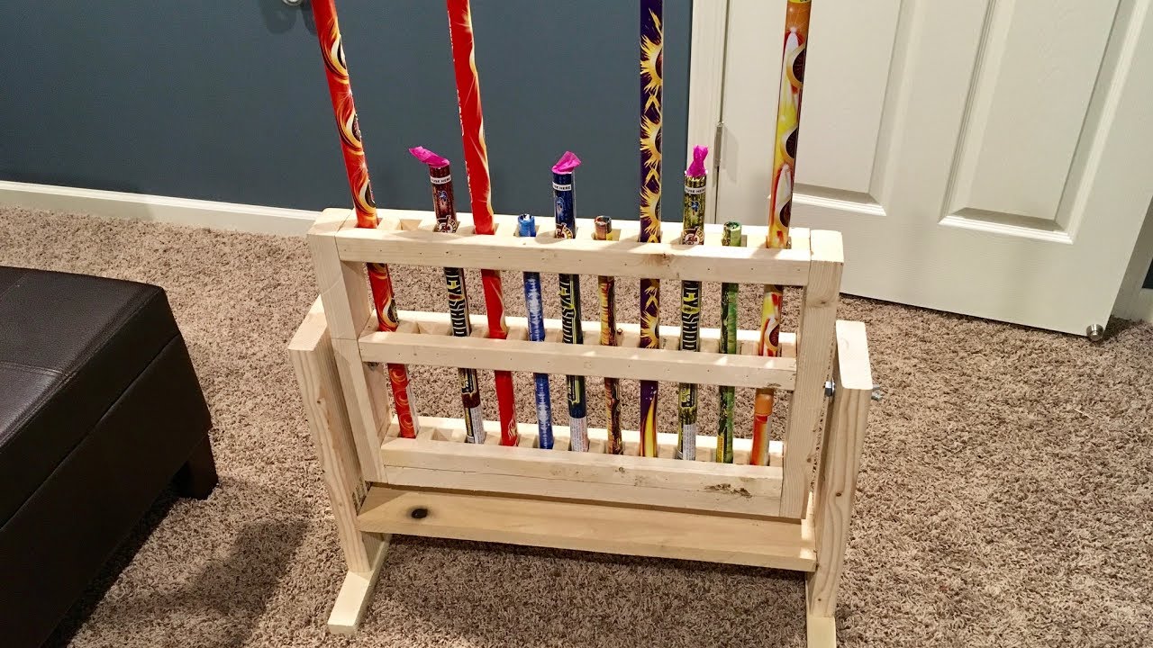 Roman Candle Rack - YouTube
