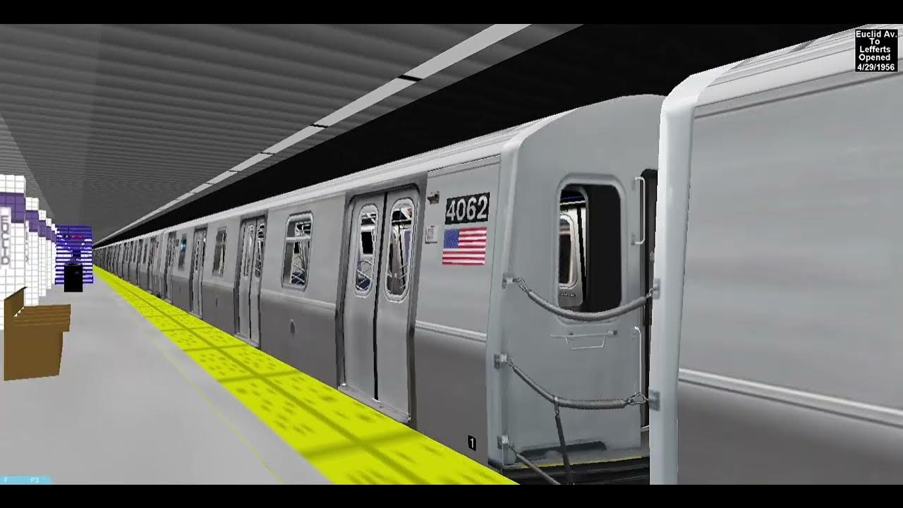 MTA openbve: R211A Departing Euclid on the A to Rockaway park - YouTube