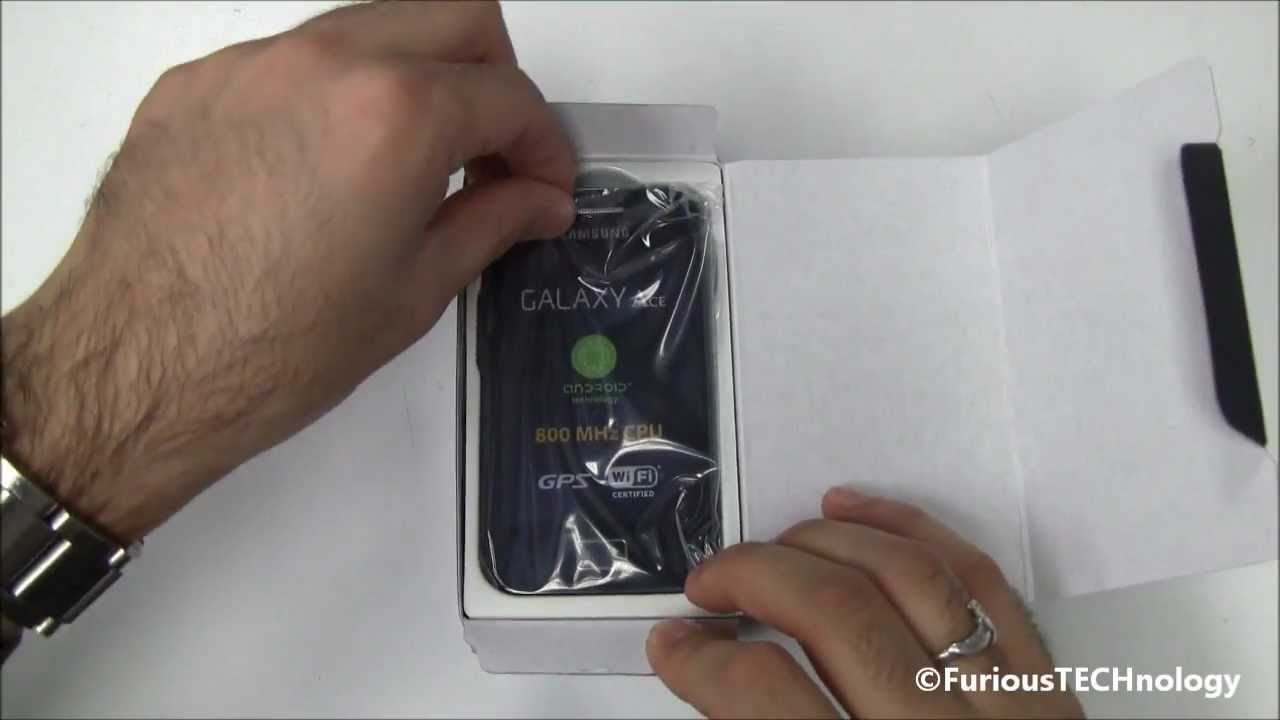 Official Samsung Galaxy Ace Unboxing - YouTube