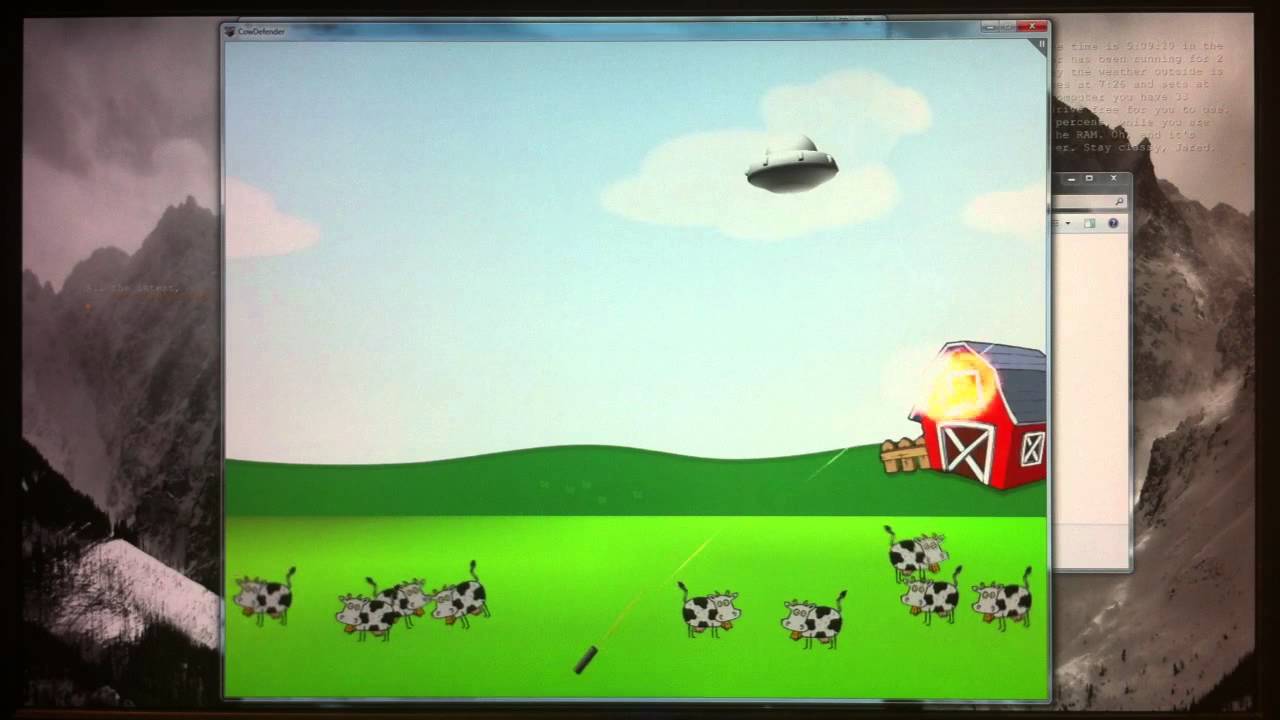 Cow Defender - #LD48 October Challenge - Day 1 - YouTube