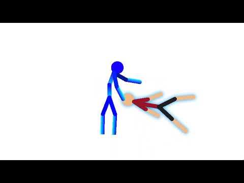 Fighting stick nodes animation BLUE VS stick node guy - YouTube