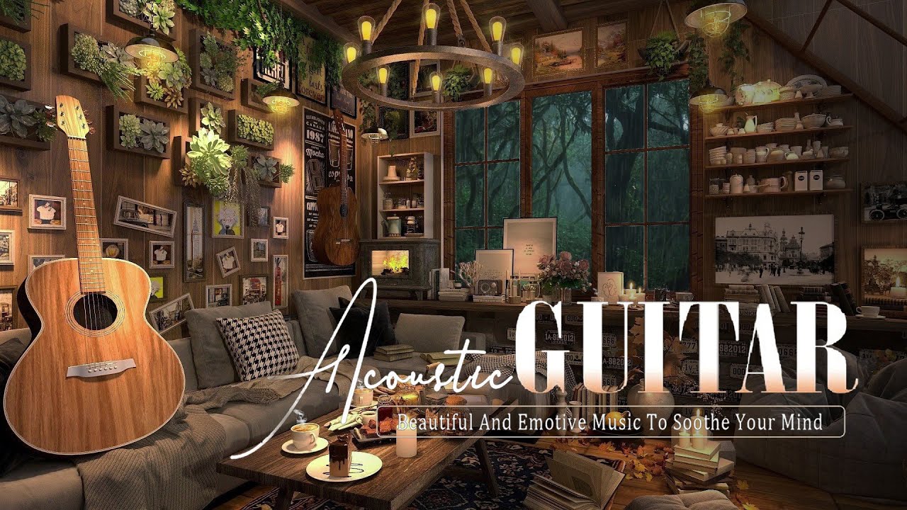 CALMING MUSIC for stress relief and deep sleeping Acoustic Guitar - YouTube