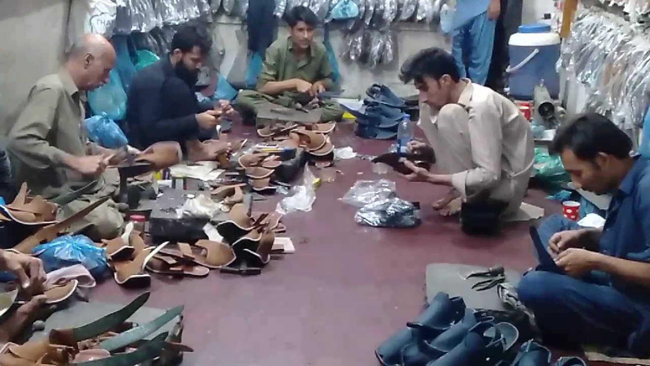 how to making pakistan sandal - YouTube