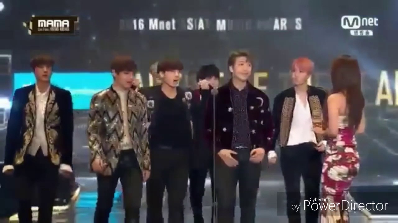 [2016 MAMA] BTS -Best Dance Performance Male Group & " Daesang Artist ...