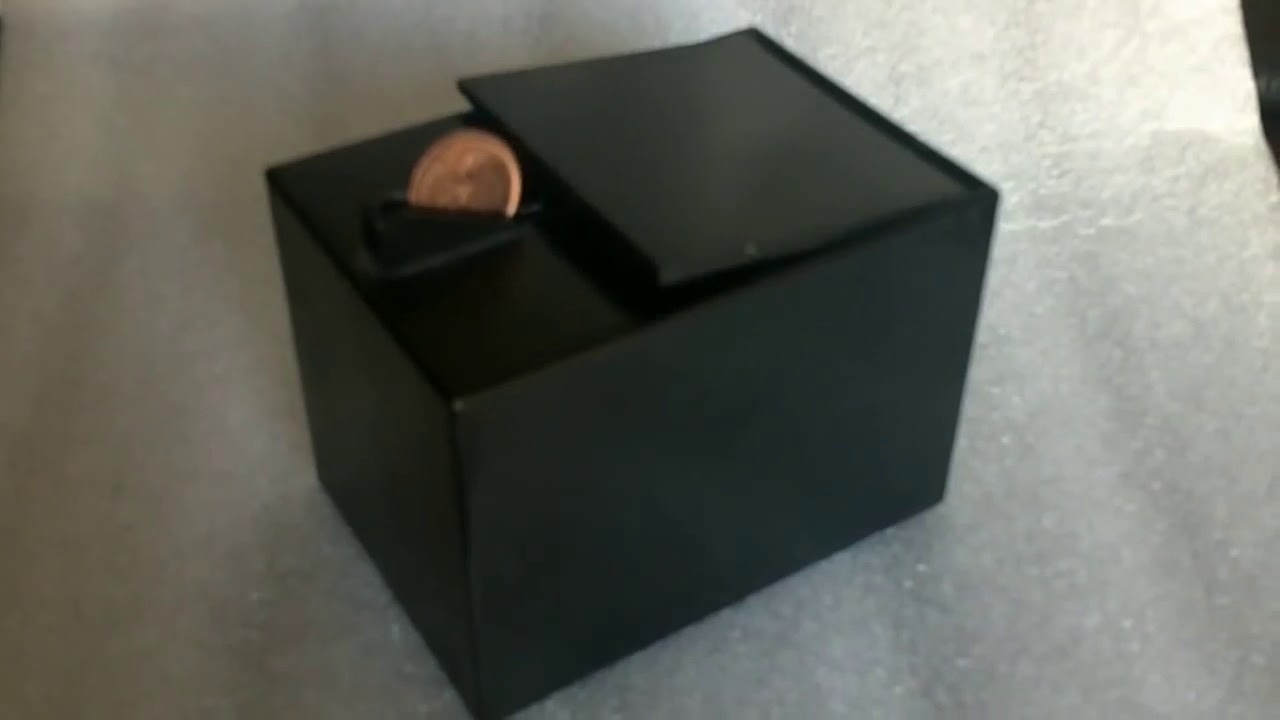 1972 Bandit Box Creepy Hand Bank - YouTube