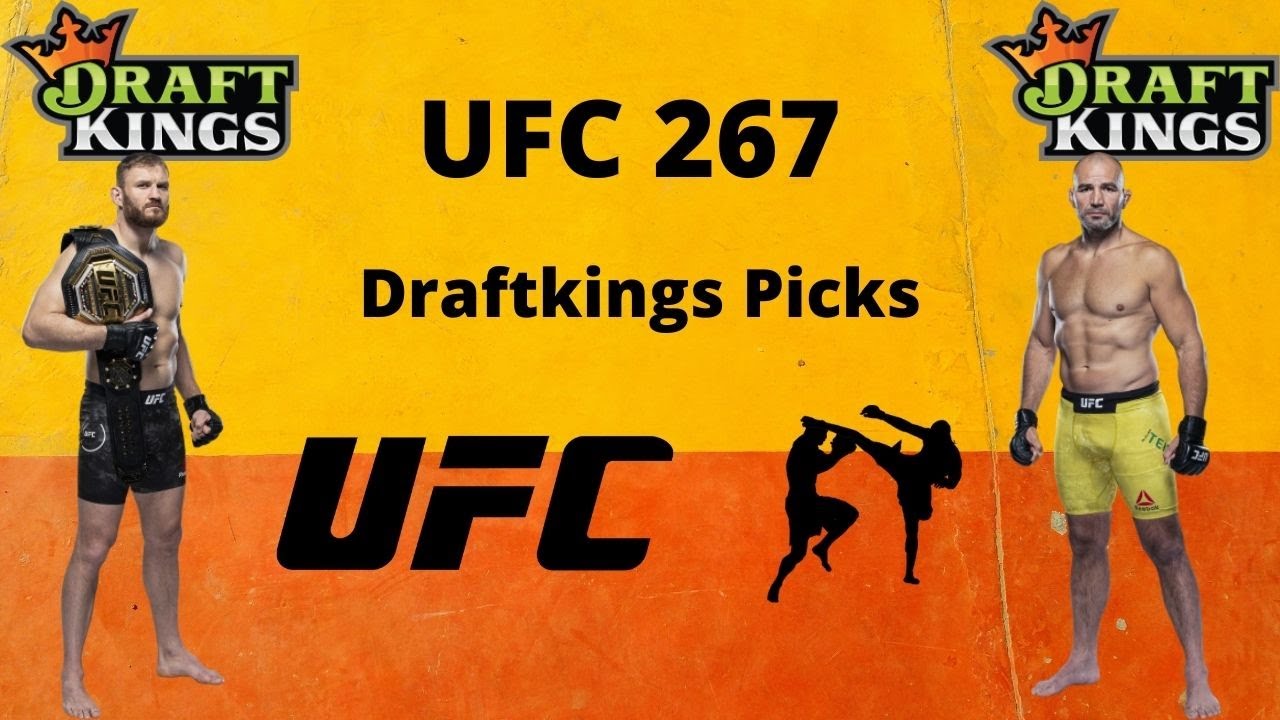 UFC 267 Draftkings Picks - YouTube
