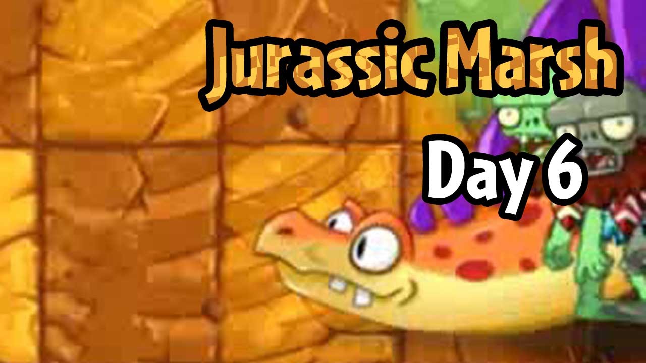 Plants vs Zombies 2 - Jurassic Marsh Day 6: Stegosaurus - YouTube