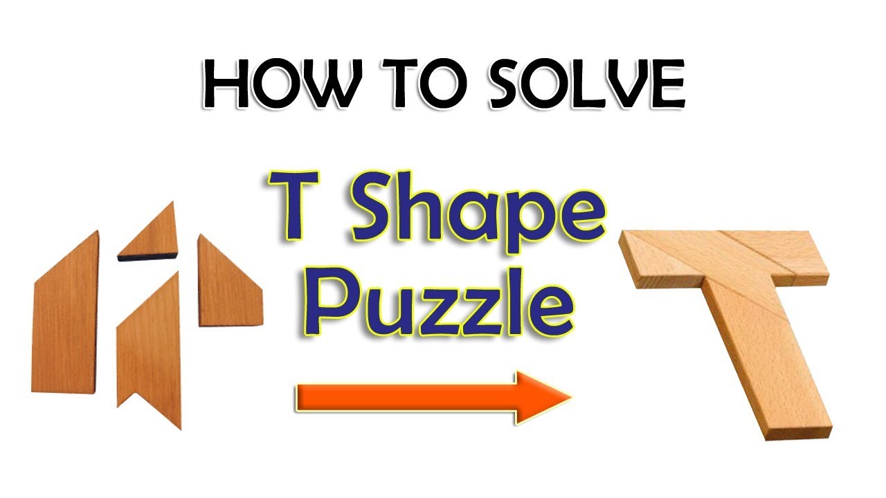 How to solve a T shape puzzle|sarath - YouTube