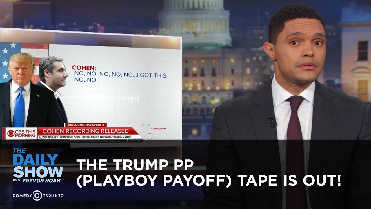 The Trump PP (Playboy Payoff) Tape Is OUT! | The Daily Show - YouTube