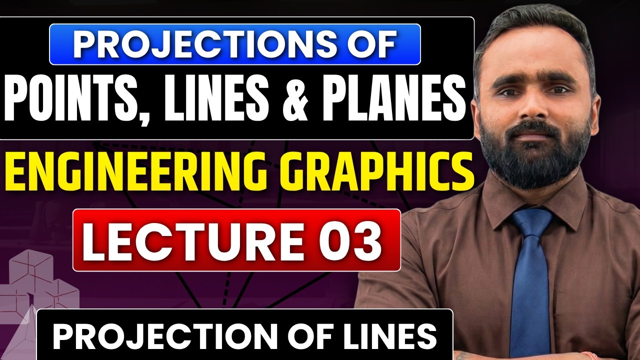 Projection of Points,Lines & Planes|Projection of Lines| Engineering ...