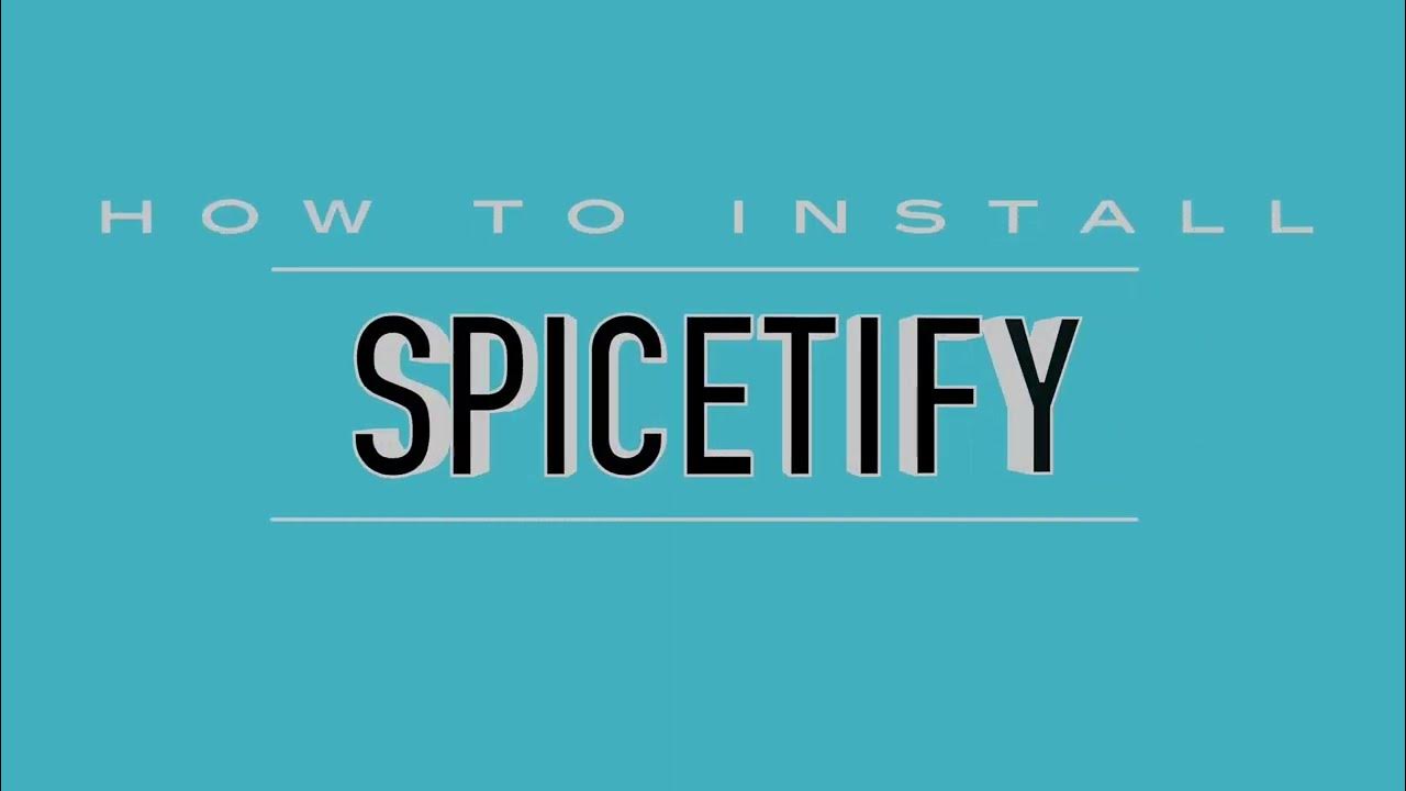How to Install Spicetify on MacOS! - YouTube