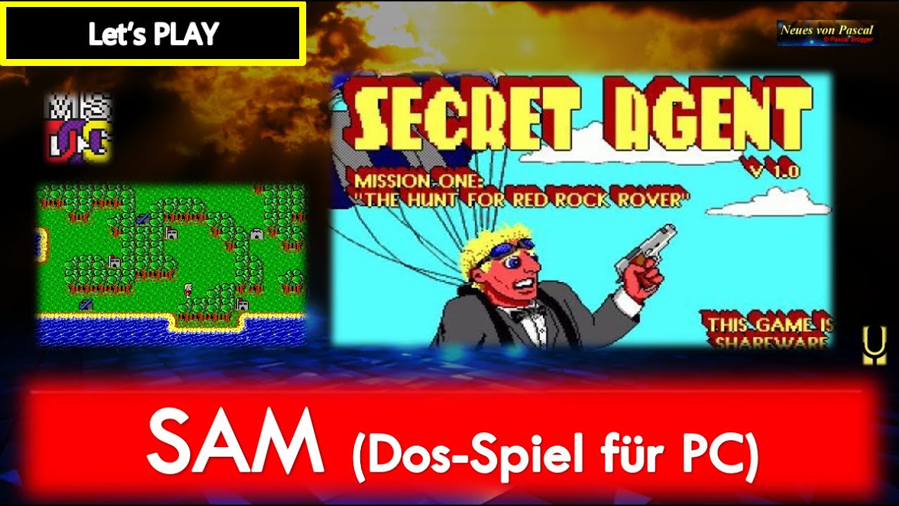 SAM (Secret Agent Man) ⭐️ PC-Spiel für Dos ⭐️ Komplettes Spiel ⭐️ Lets ...