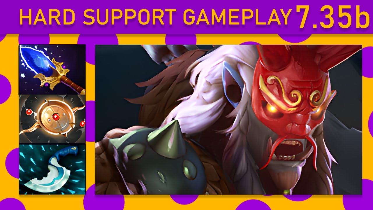 Kitrak Grimstroke 83% Kill participation! Hard Support Gameplay 7.35b ...