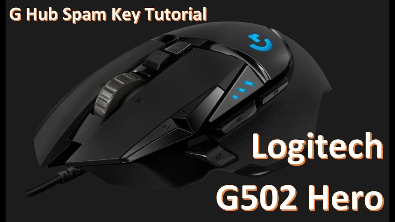 Quick Logitech G HUB Spam Key Tutorial - YouTube