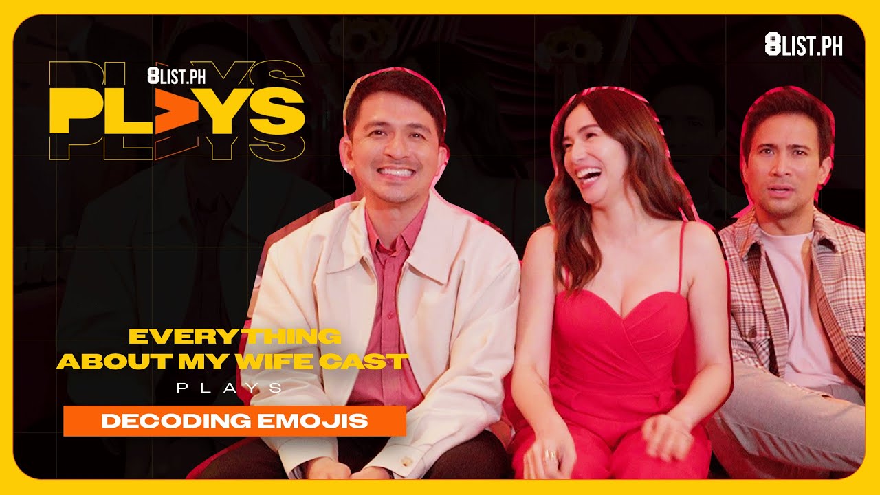 The Cast of Everything About my Wife Plays Decoding Emojis! | 8List Plays - YouTube