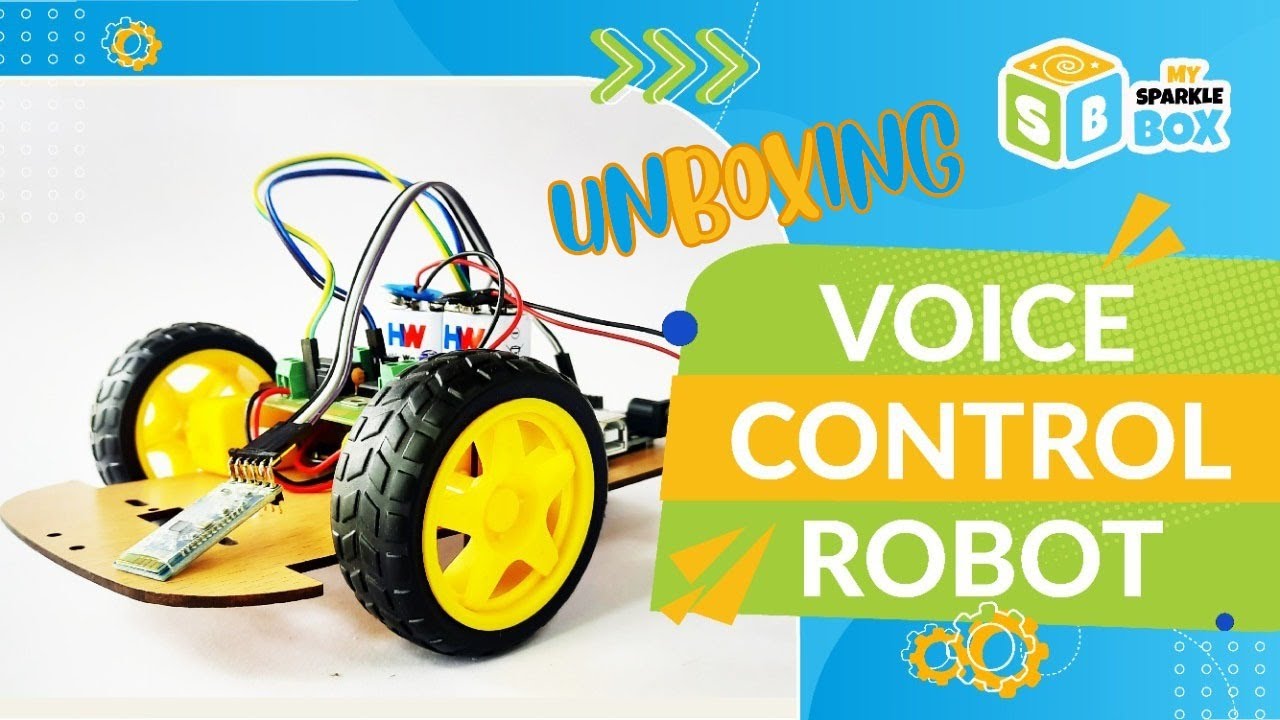 Voice Controlled Robot Unboxing | Sparklebox Robotics kit Unboxing ...