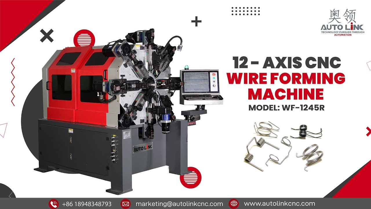12 - Axis CNC Wire Forming Machine | WF - 1245R (Available in Alibaba ...