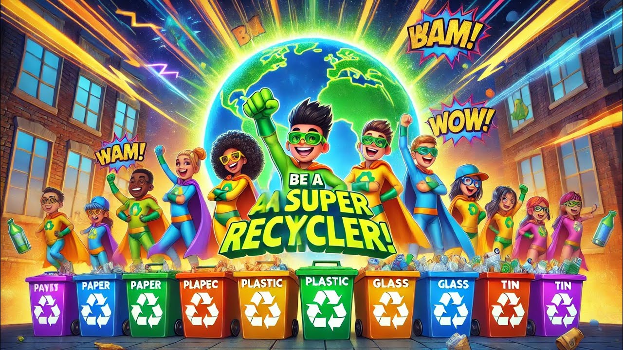 Be a Super Recycler! ♻️ | Fun Kids Cartoon About Recycling & Saving the ...