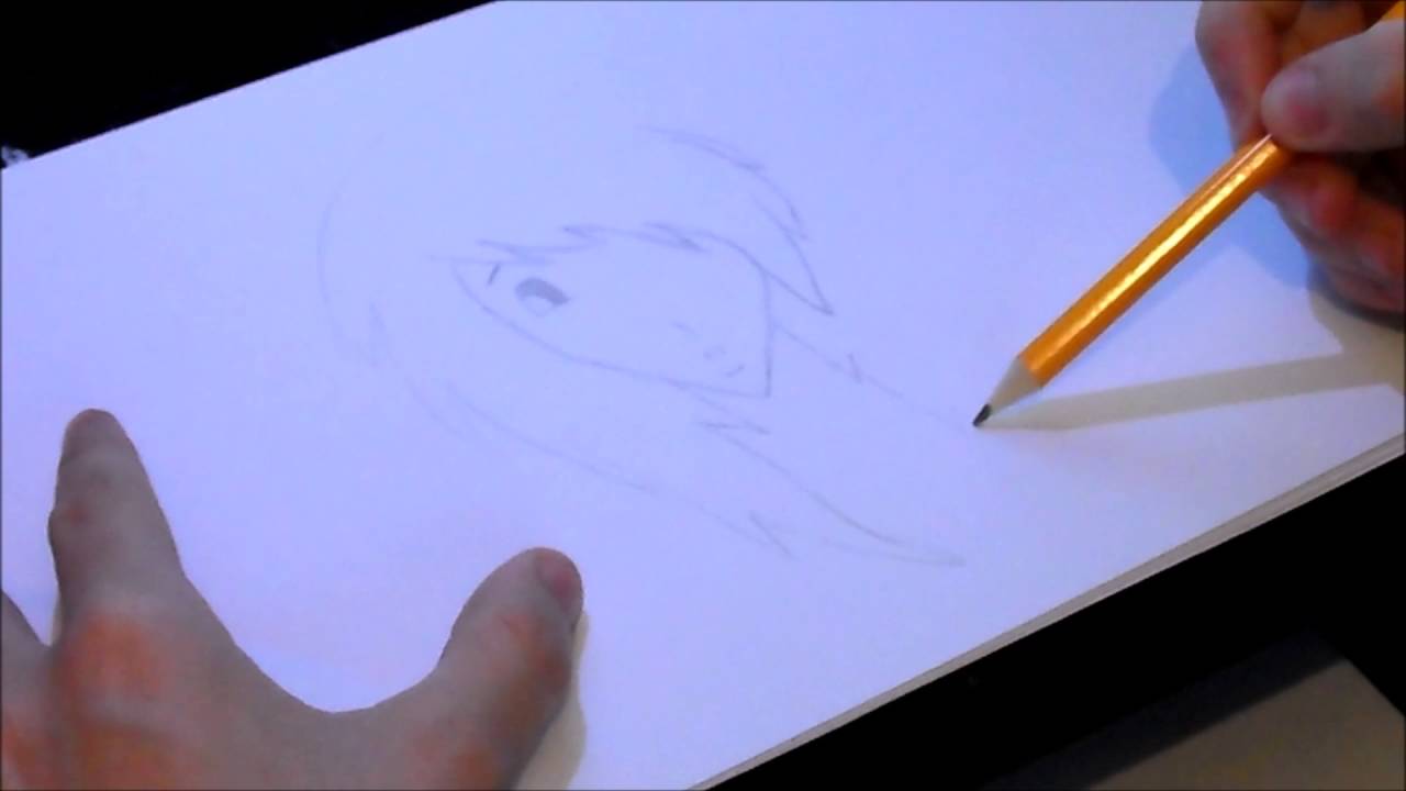ANIME SPEED ART DRAWING - YouTube