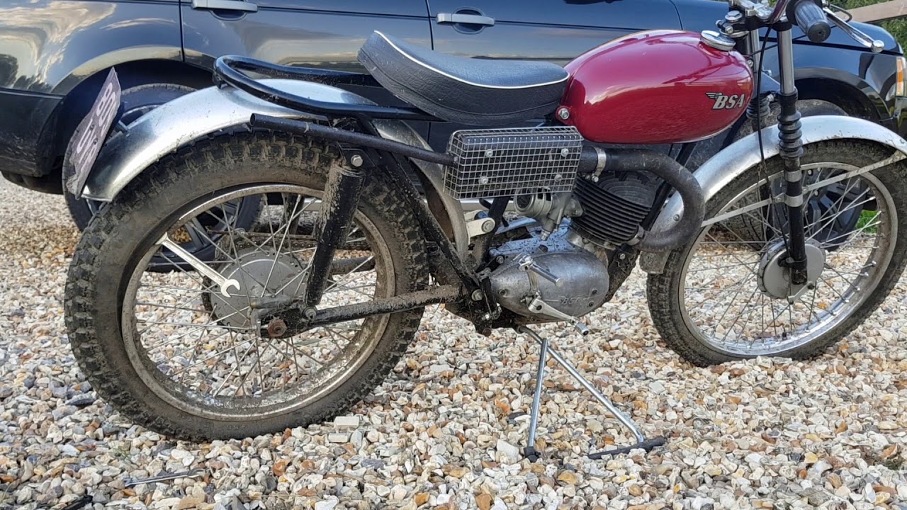 BSA Bantam D7 trials bike - YouTube