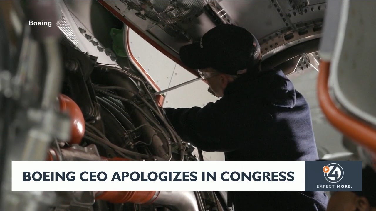 Boeing CEO apologizes in court - YouTube