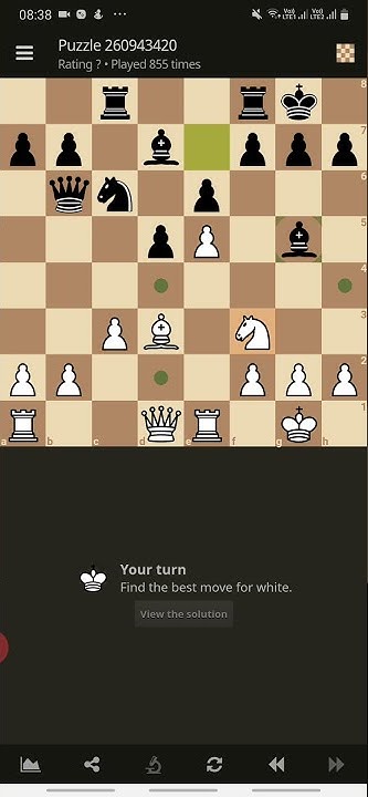 #4 Three middle game chess puzzles from lichess app - YouTube